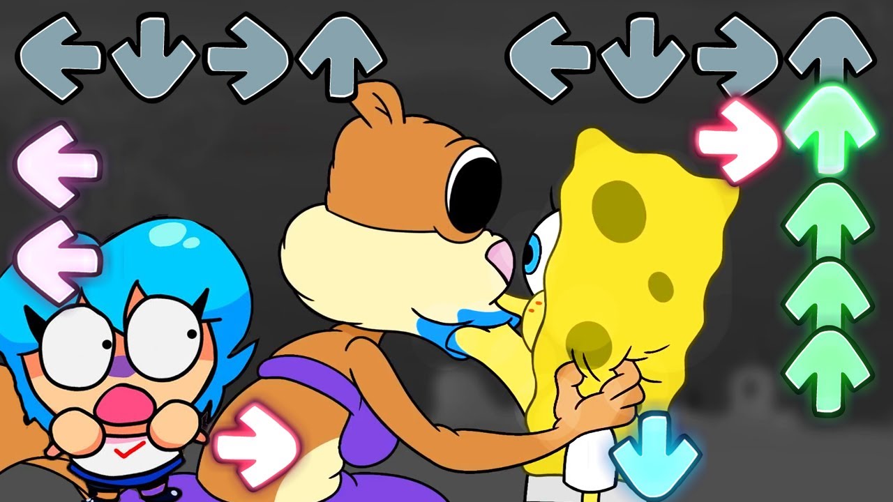Secret Love Fnf Vs Zombie Sponge Bob And Sandy Fnf Scary Mod Youtube