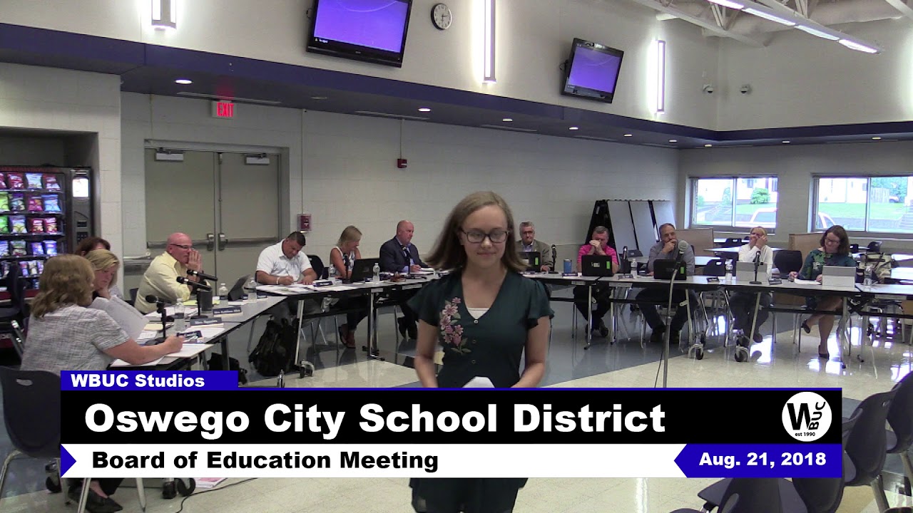 Ocsd Boe Meeting Aug 21 2018 Youtube