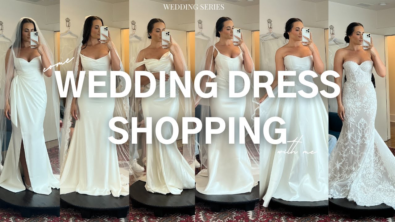 Come Wedding Dress Shopping With Me Youtube