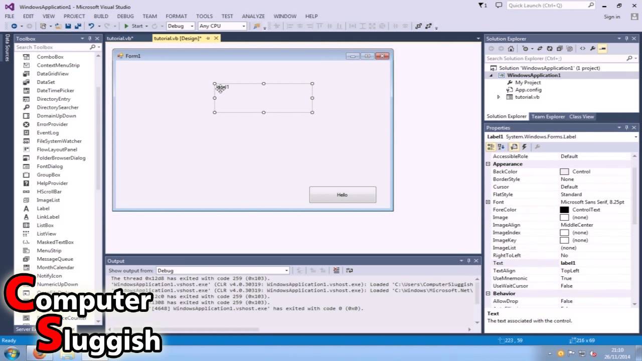Visual Basic Tutorial For Beginners