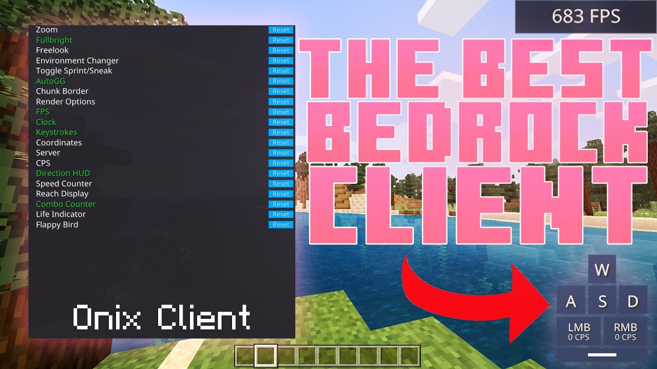 The New Best Client For Minecraft Bedrock Onix Client Youtube