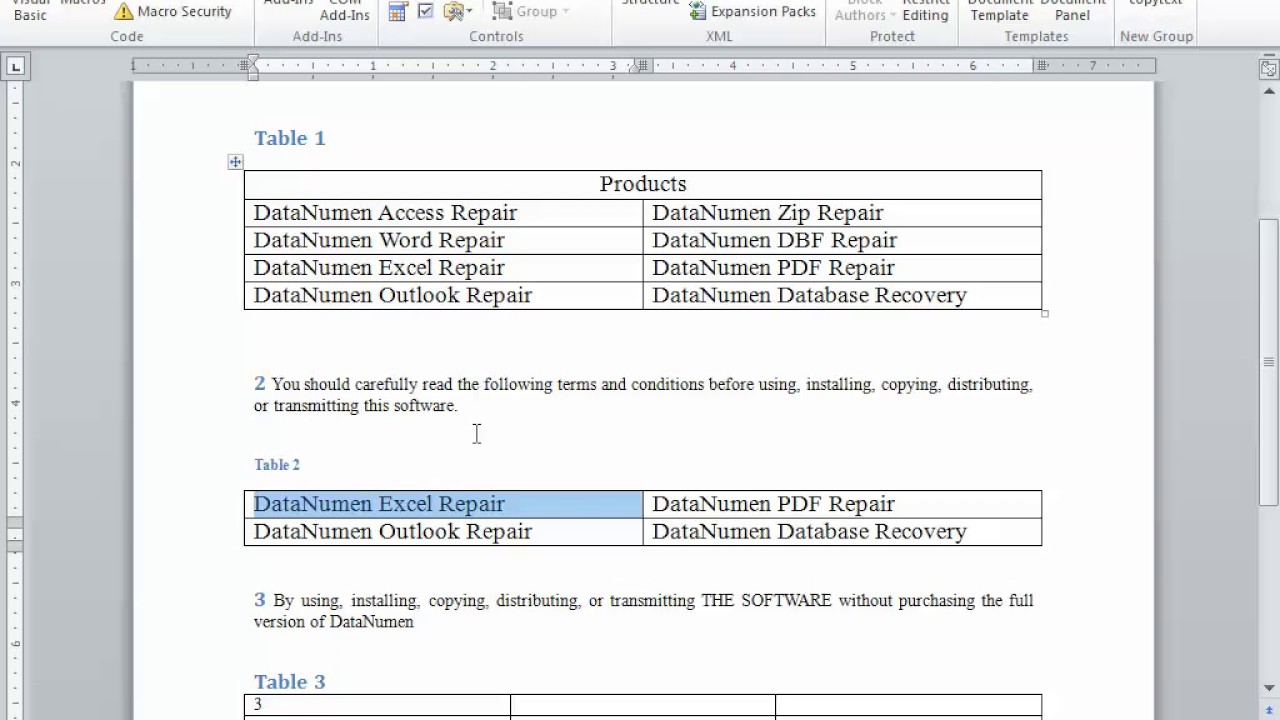 Combine Multiple Word Tables Into One At Georgia Challis Blog