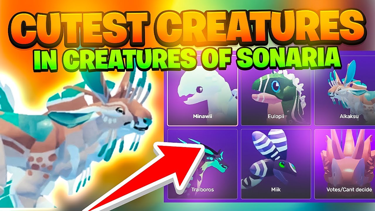 The Cutest Creatures In Creatures Of Sonaria Must Own ёяшн Youtube