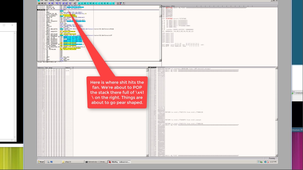 Buffer Overflow Demonstration Youtube