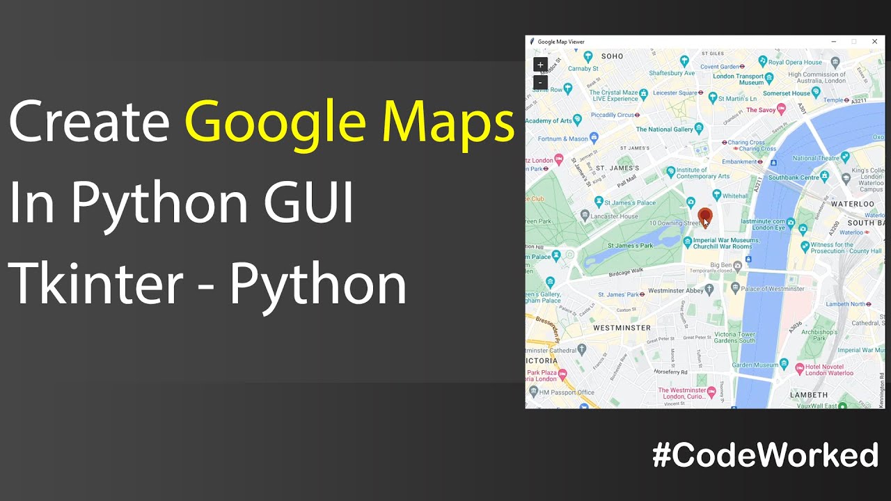 Create Google Maps Easily In Tkinter Gui Python Its Easy