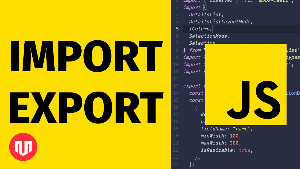 Import Y Export En Javascript Manejo De Módulos Youtube