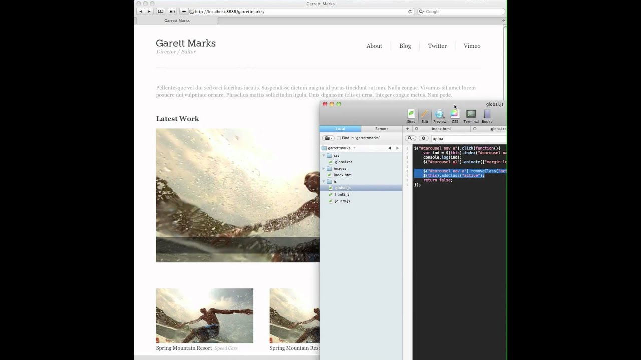 Simple Carousel Youtube