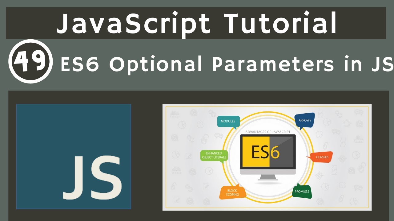 49 Es6 Optional Parameters Concept In Javascript Javascript Tutorial