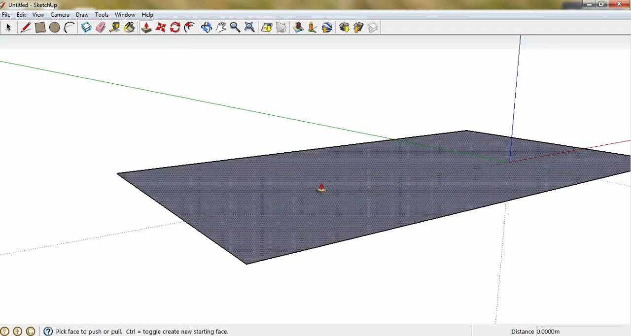 How To Make A 3d Rectangle Using Sketchup Youtube