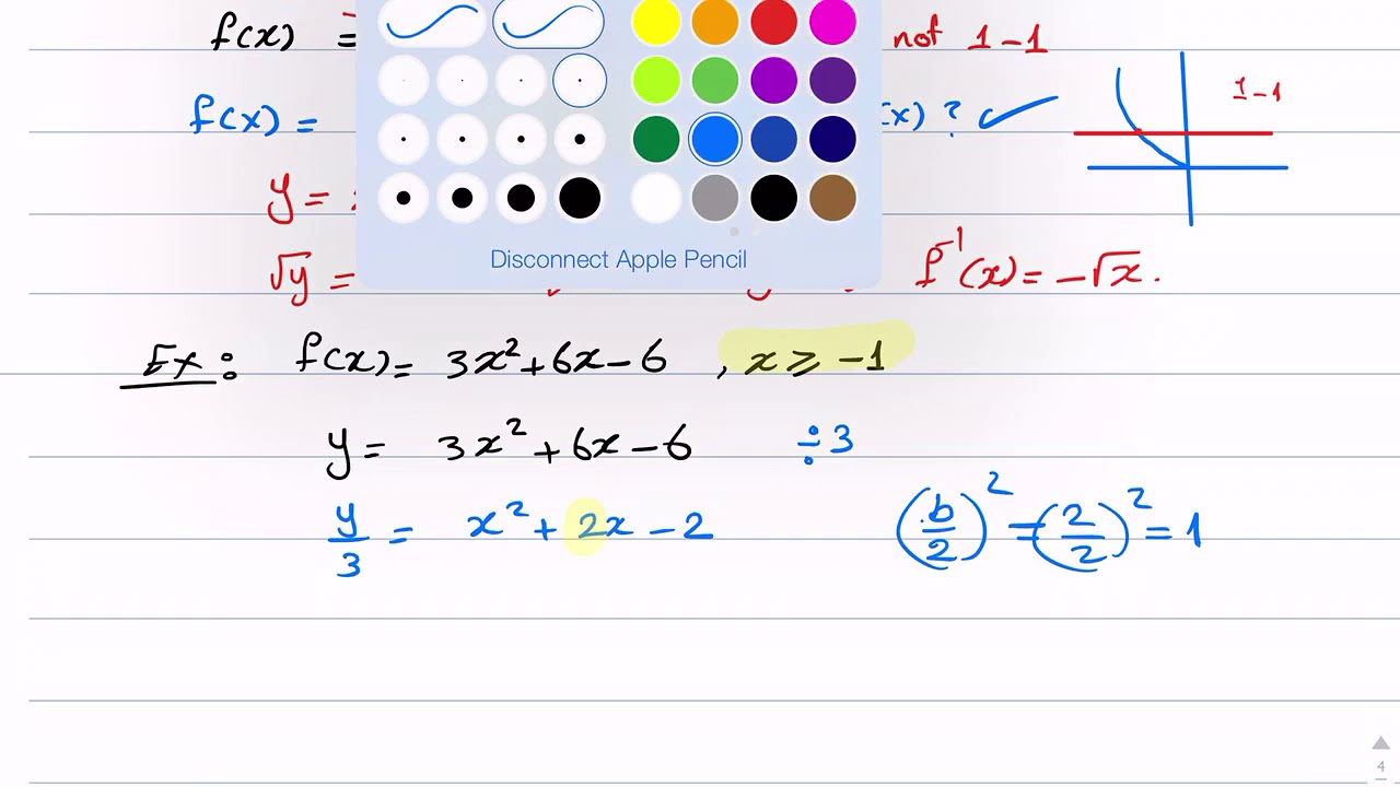 Lecture 9 Inverse Functions Part 2 Youtube