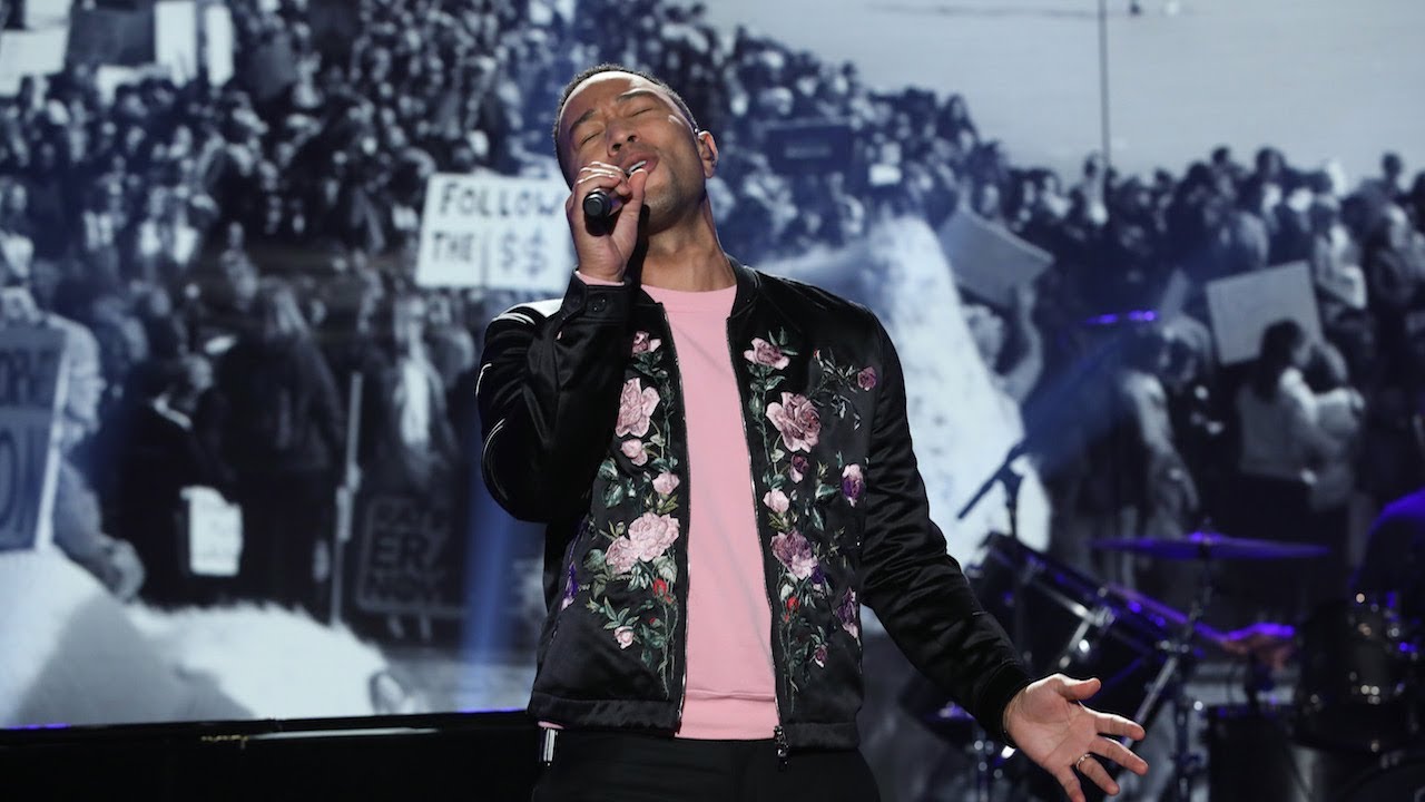 John Legend Performs His Song Preach Youtube Music