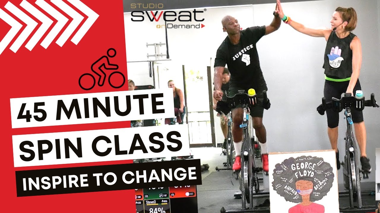 45 Minute Spin Workout Inspire To Change Ride Motivational Indoor