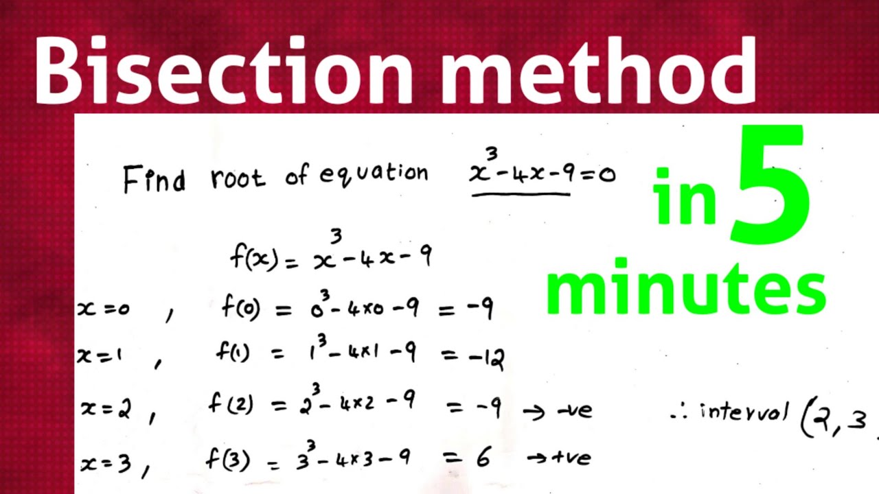 Bisection Method