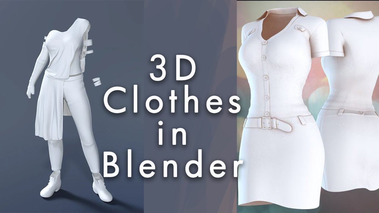 How To Make Clothes In Blender 2 9 Part 2 Beginners Tutorial Youtube