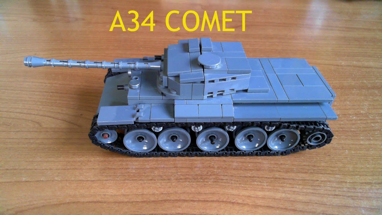 Lego A34 Comet Tank Hd Youtube
