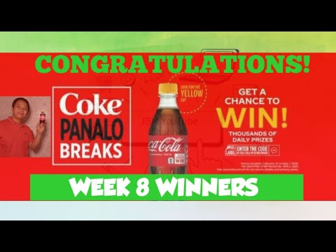 Coke Panalo Breaks Promo 2022 Week 8 Winners Congratulations Coca