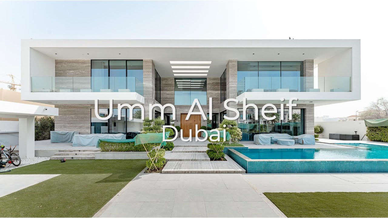 Huge Villa In Umm Al Sheif Dubai Youtube