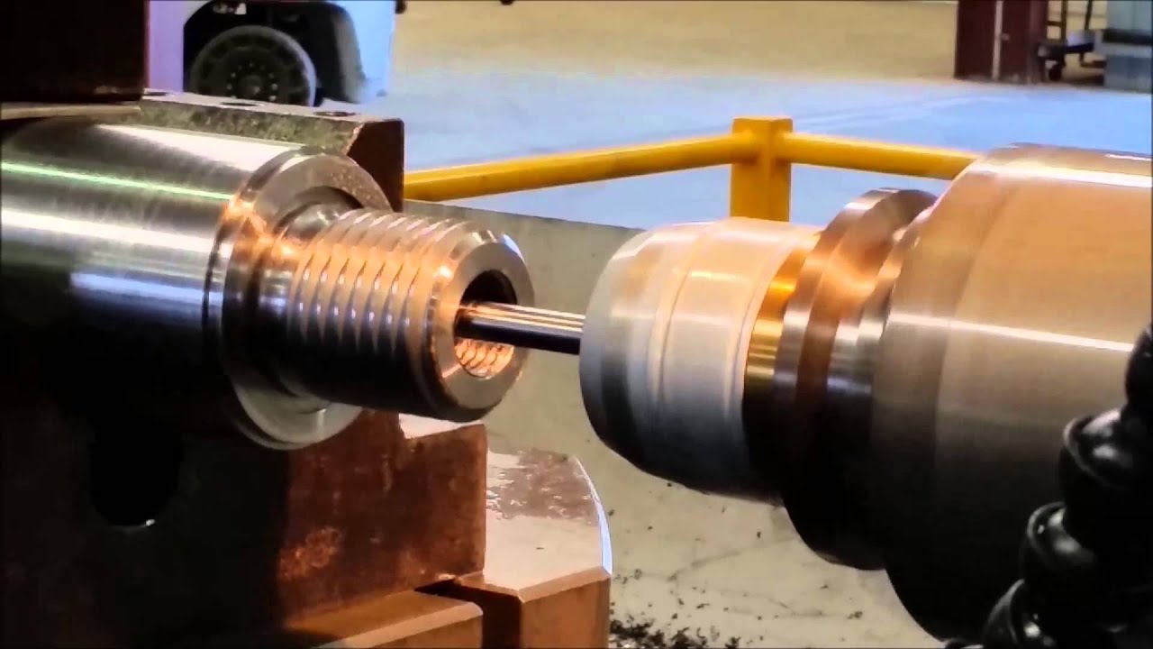 Cnc Machining Internal Threading Youtube
