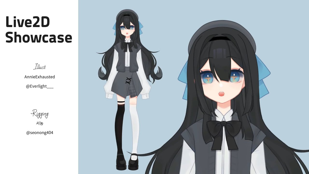 Live2d Showcase 버츄얼 캐릭터 리깅 쇼케이스2 Youtube