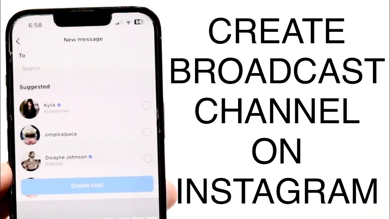 How To Create A Broadcast Channel On Instagram 2023 Youtube