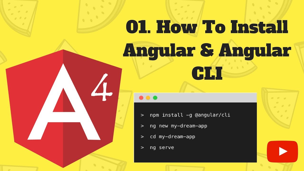Angularjs 4 Tutorial 01 How To Install Angular And Angular Cli Youtube