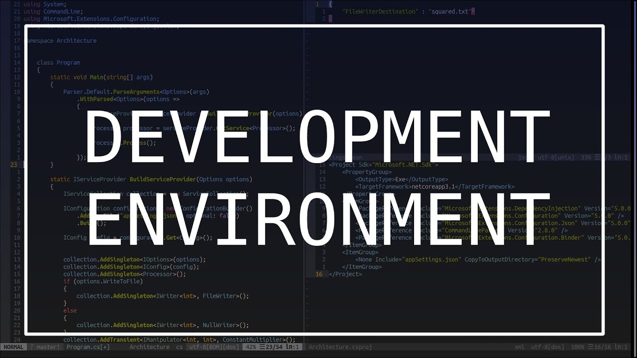 C Vim Development Setup Youtube