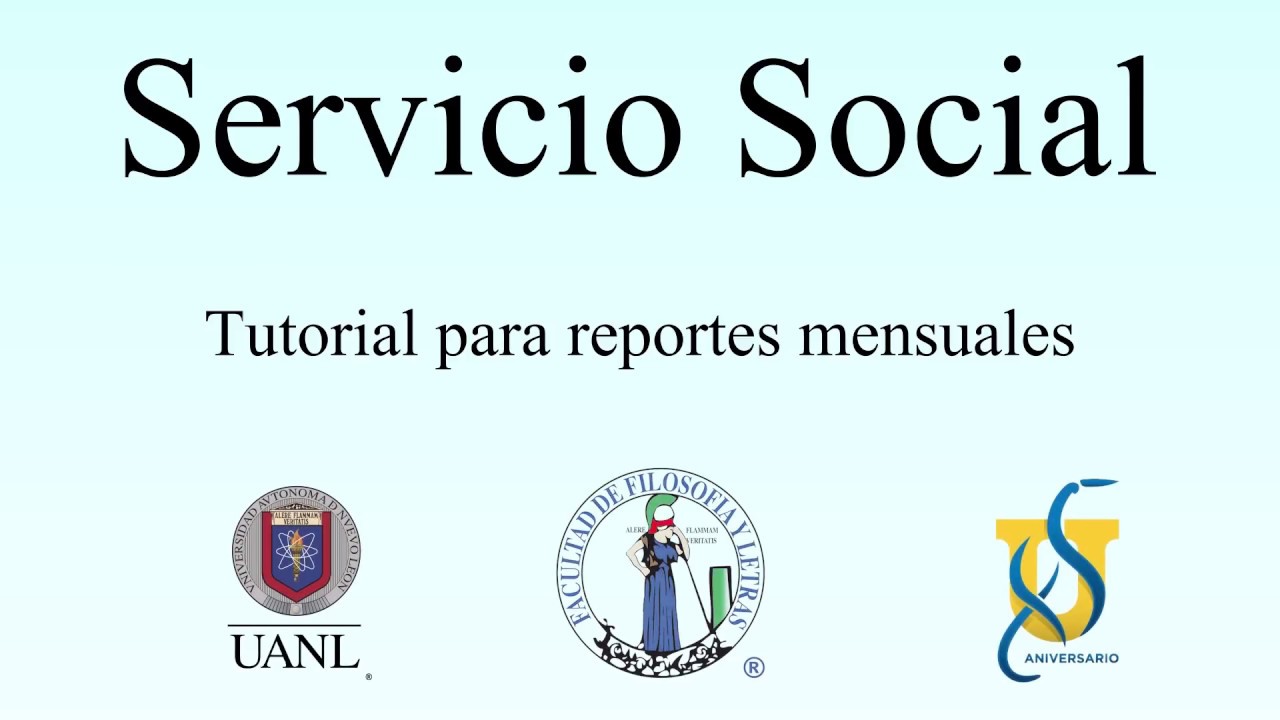Tutorial Reporte Horas Servicio Social Ffyl Youtube