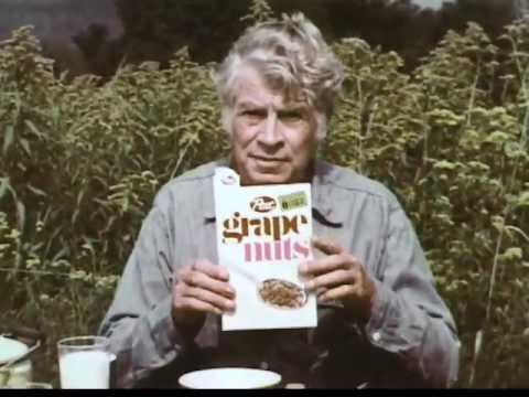 Euell Gibbons Puts The Nuts In Grape Nuts Youtube