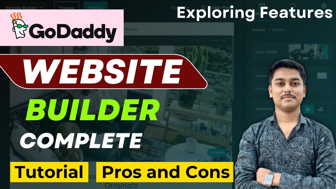 Godaddy Website Builder Complete Tutorial рџ ґ Exploring Features Pros
