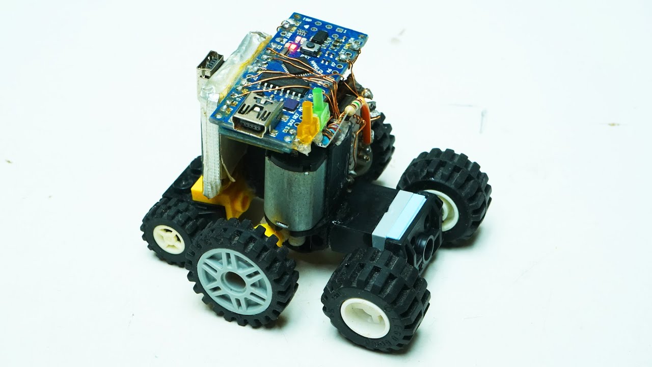 Diy Smallest Rc Robot Youtube