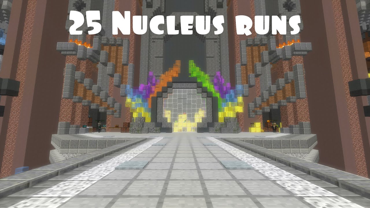 Loot From 25 Nucleus Runs Hypixel Skyblock Youtube