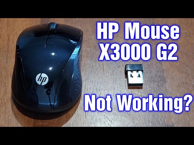 Wireless Mouse Not Working Hp