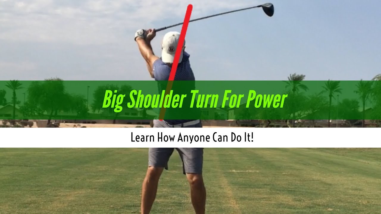 Golf Lesson Learn A True Shoulder Turn Jared Danford Golf Youtube