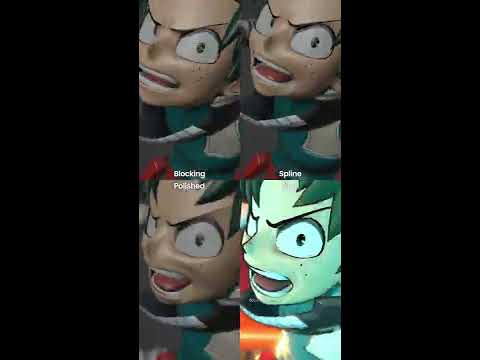 Find The Difference In This Animation Process Midoriya Vs Saitama