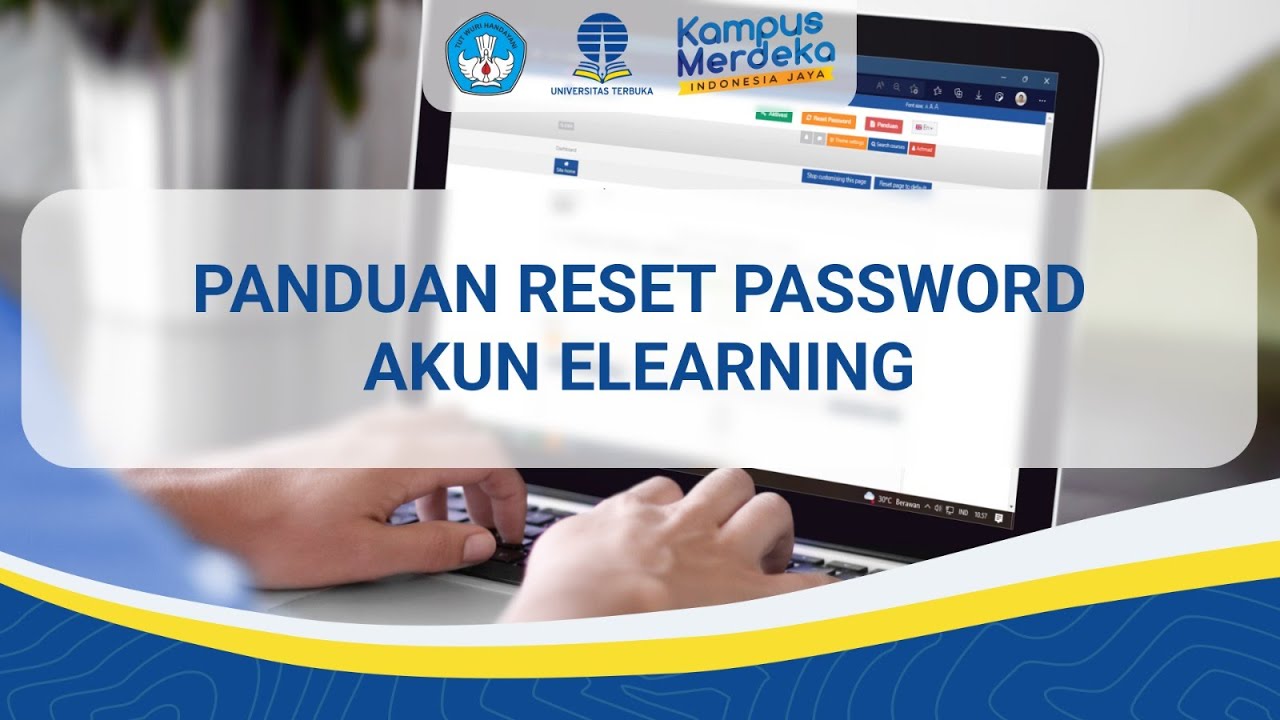 Panduan Reset Password Akun Elearning Youtube