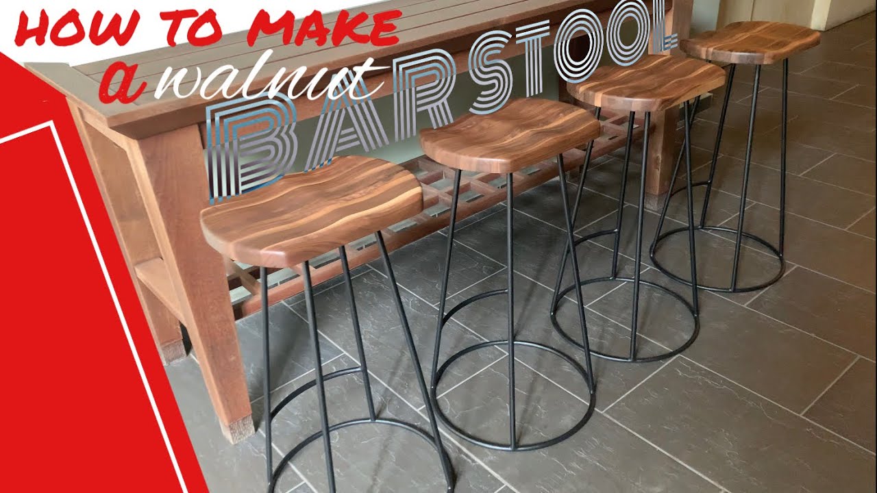 How To Make A Bar Stool From Wood And Metal Cara Membuat Kerusi Bar