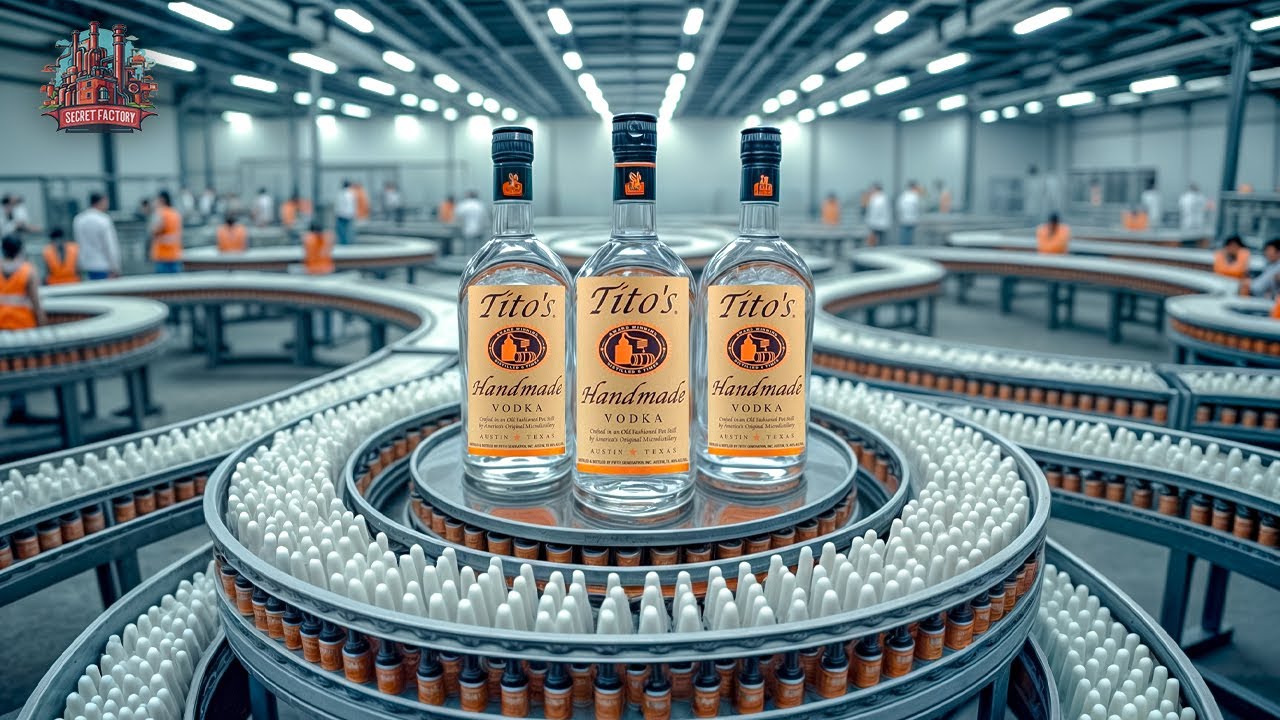How Over 500 Cases Of Tito S Vodka Is Bottled Each Hour In A Factory