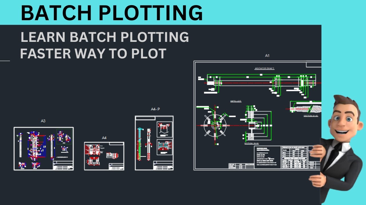 Batch Plotting In Autocad Youtube