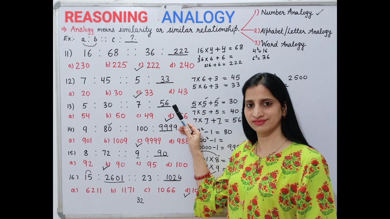 Number Analogy Reasoning Youtube