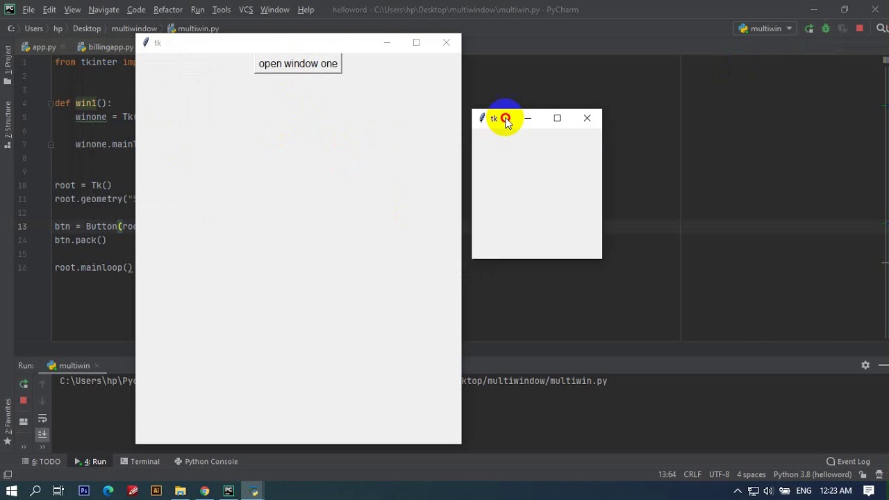How You Can Control Multiple Windows In Python Tkinter Youtube