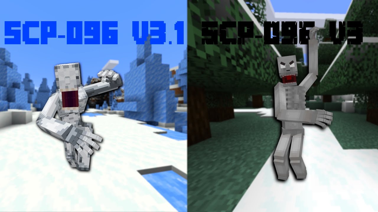 Scp 096 V3 1 Vs V3 Minecraft Youtube