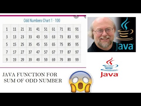 Java Function Sum Of Odd Number Using While Loop Using Math