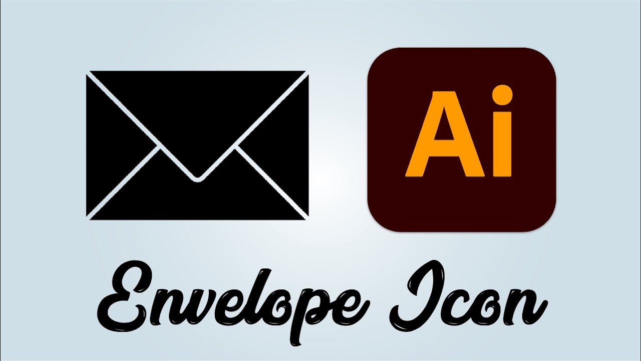 How To Make Envelope Icon In Adobe Illustrator Youtube