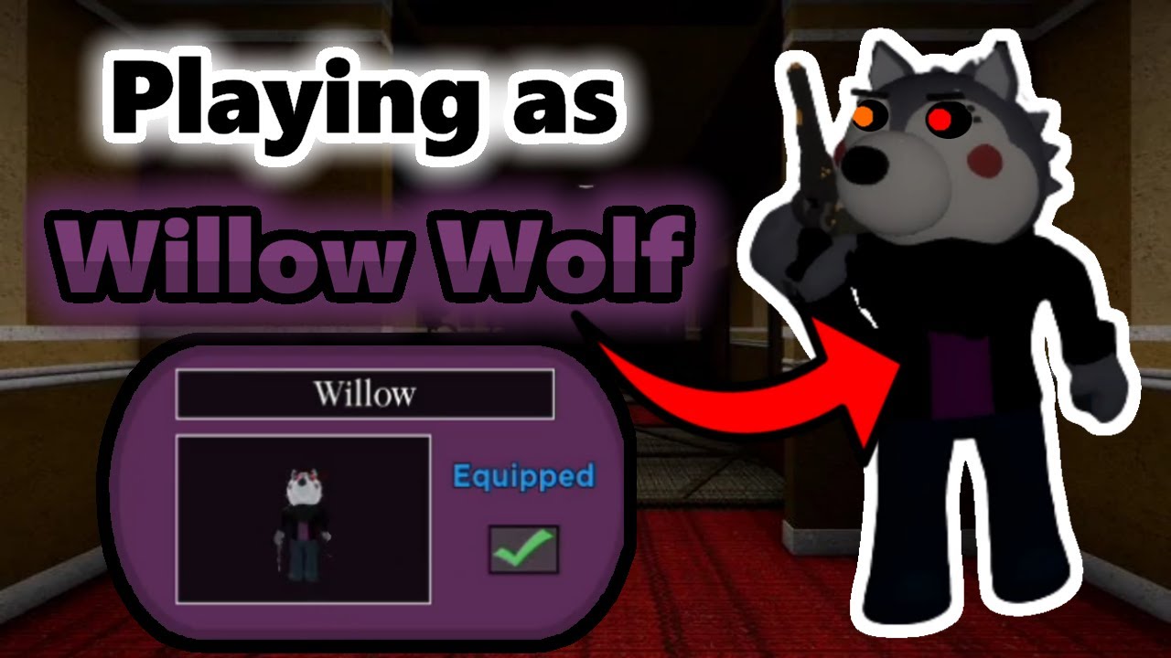 Playing As Willow Wolf Concept Roblox Piggy Youtube
