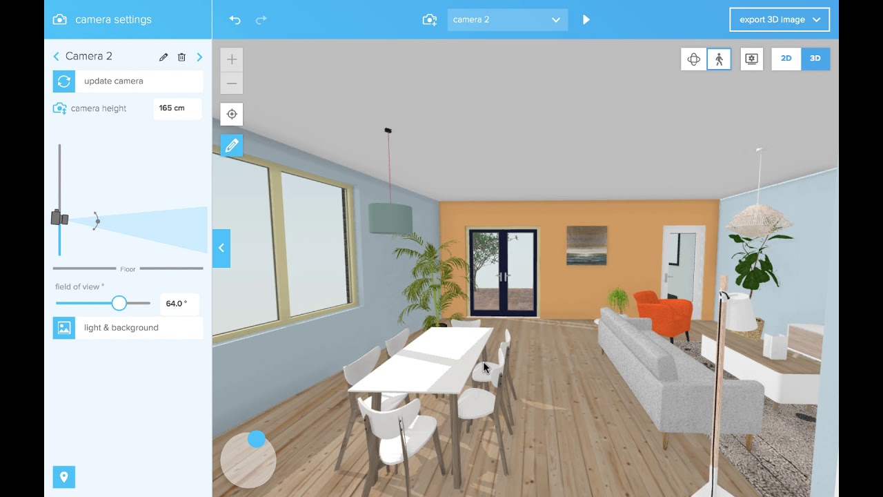 Floorplanner 4e Move Furniture In 3d Youtube