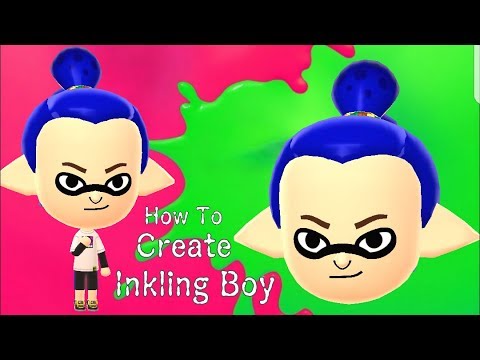 Mii Maker How To Create Inkling Boy Youtube
