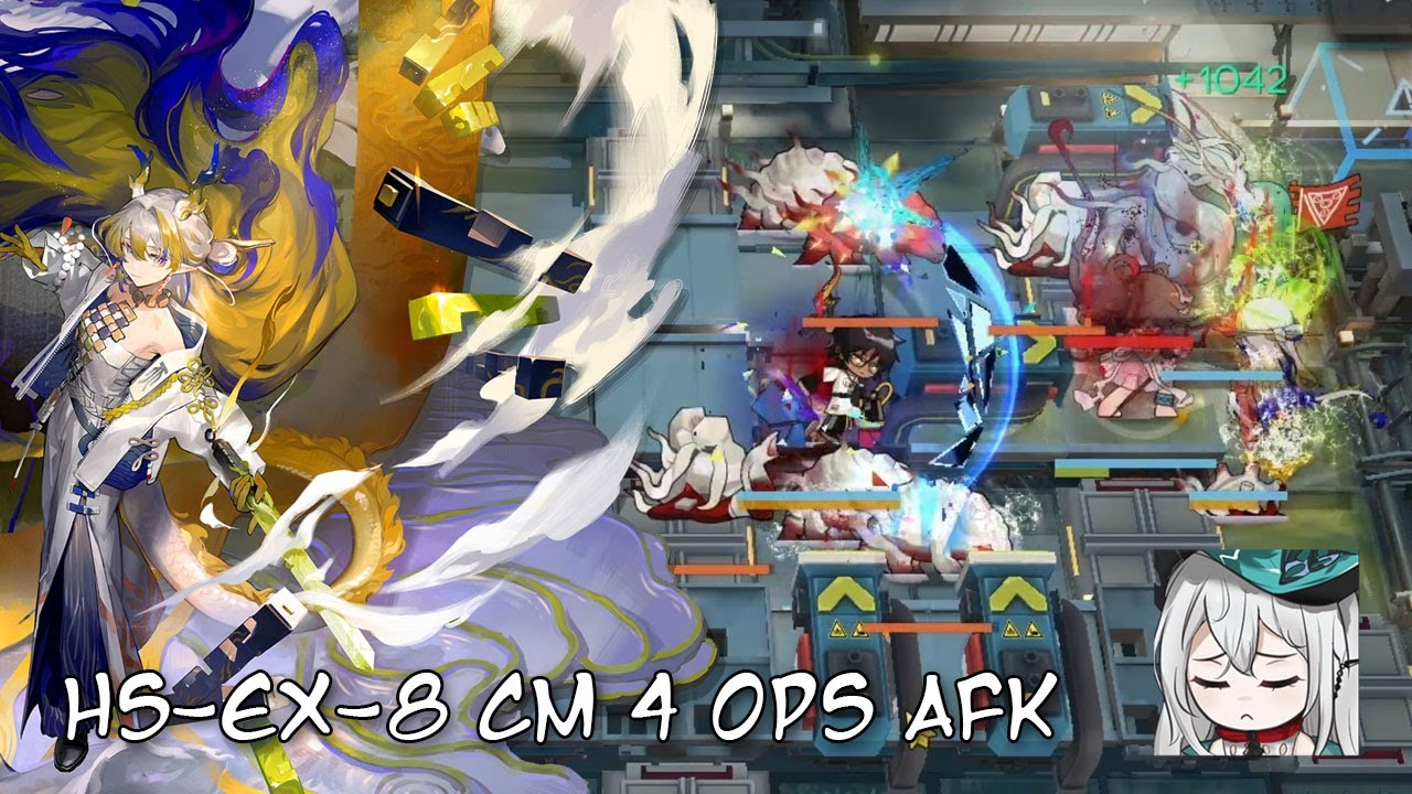 Arknights Hs Ex 8 Challenge Mode 4 Ops Afk Youtube