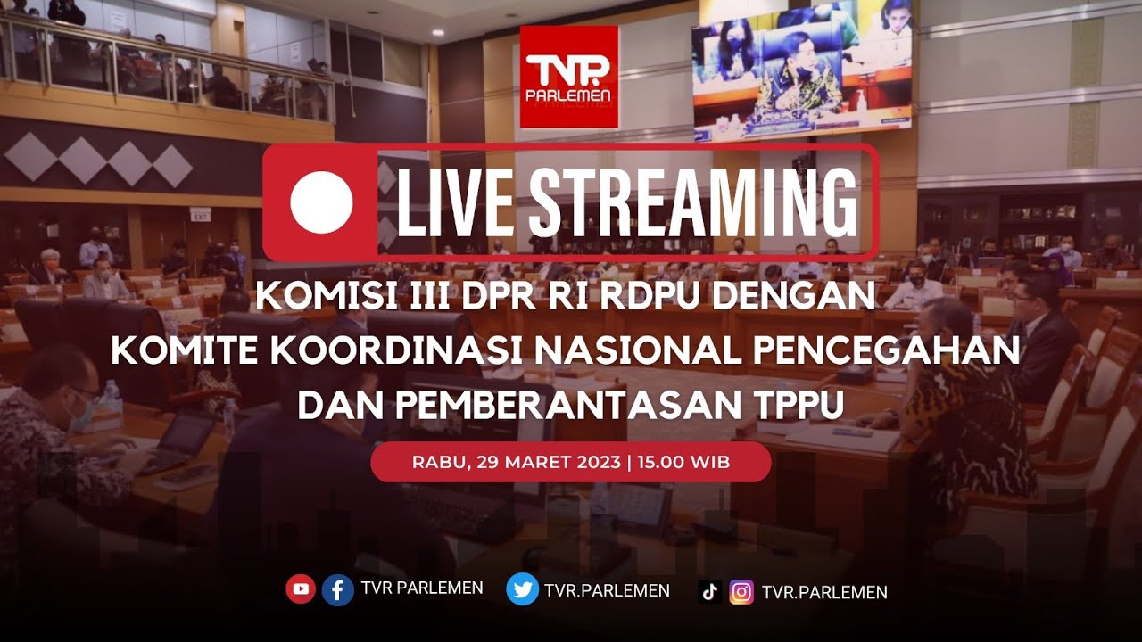 Komisi Iii Dpr Ri Tvr Parlemen