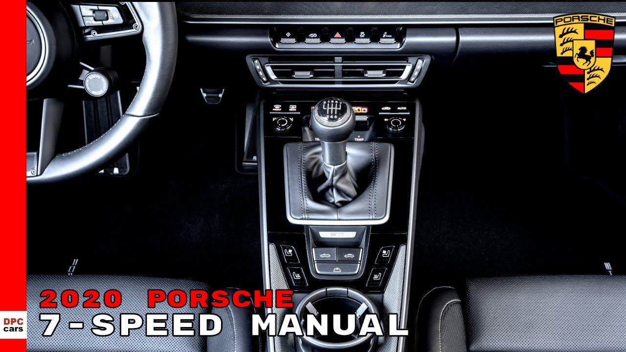 7 Speed Manual Transmission 2020 Porsche 911 992 Carrera S Cabriolet