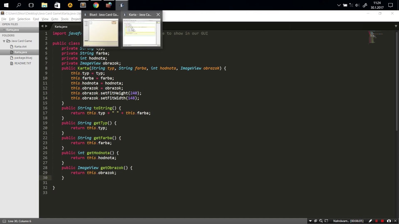 Java Tutorial How To Make Card Game Part 1 Card Class Youtube